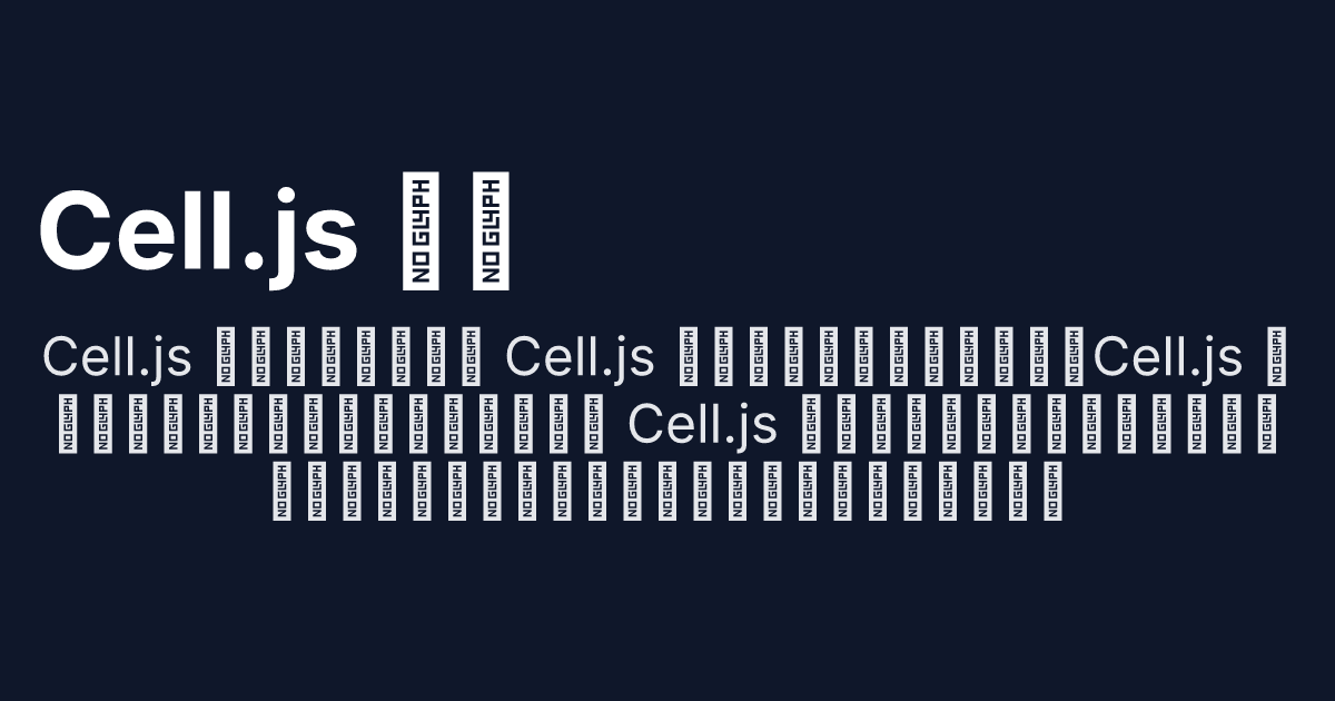 Cell.js 组件 - Cell - 企业级应用开发框架